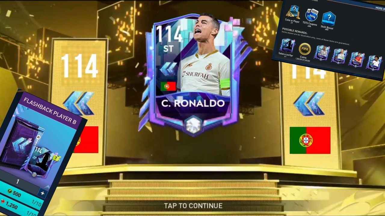 NO WAY🇵🇹I GOT RONALDO 114😱 x3 FLASHBACK PLAYER B OPENING PACK IN FIFA ...
