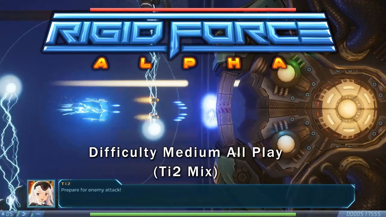 RIGID FORCE ALPHA 全ステージプレイ (難易度ノーマル) - YouTube