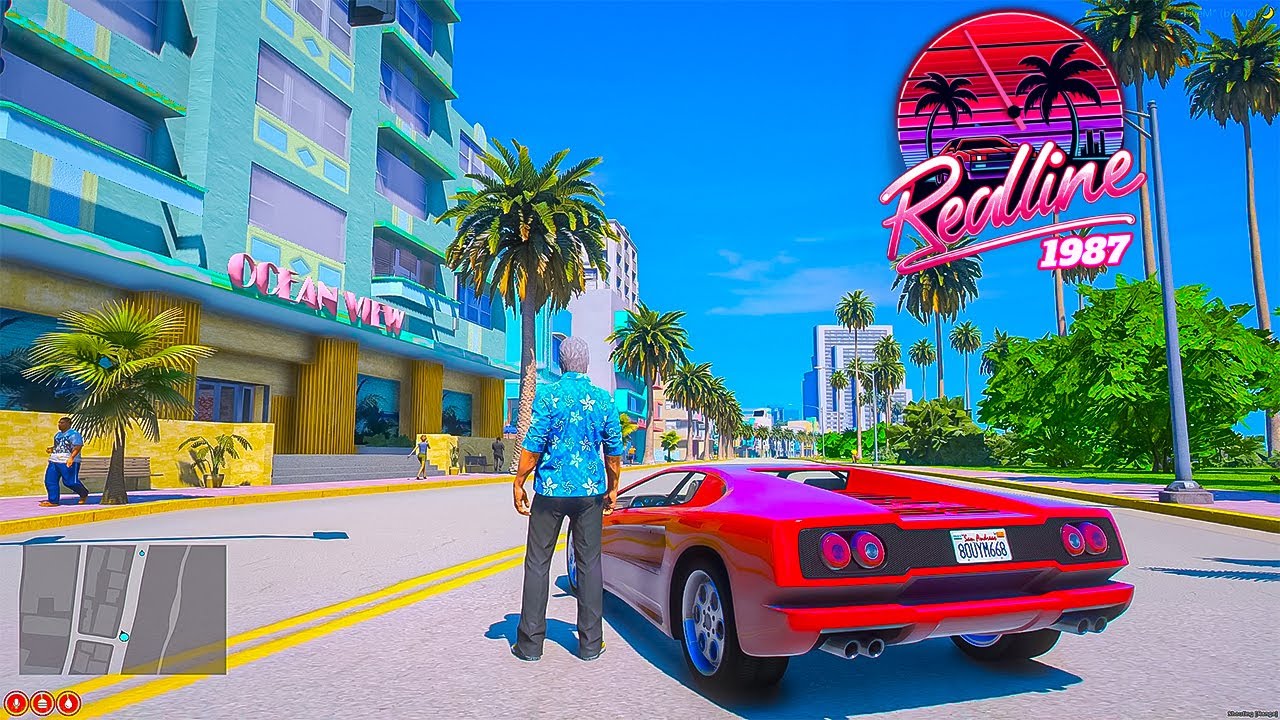 Vice City in GTA 5 RP - YouTube