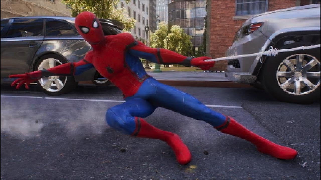 Spider-Man 2 Super Slingshot Suit Transition | Tom Holland’s Homecoming ...