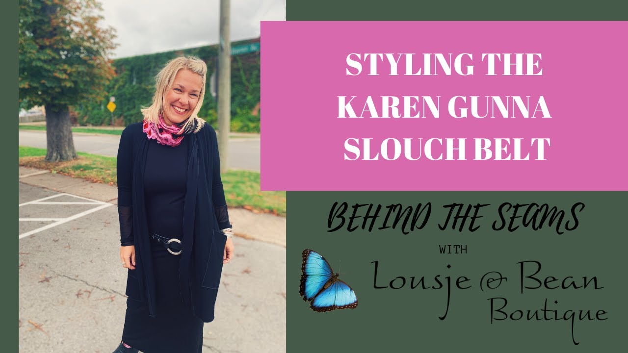Behind The Seams: STYLING A SLOUCH BELT - YouTube