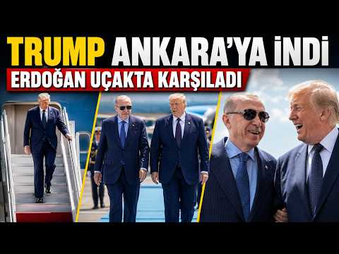 Trump Has Landed in Ankara, Welcomed by Erdoğan. FIRST FOOTAGE