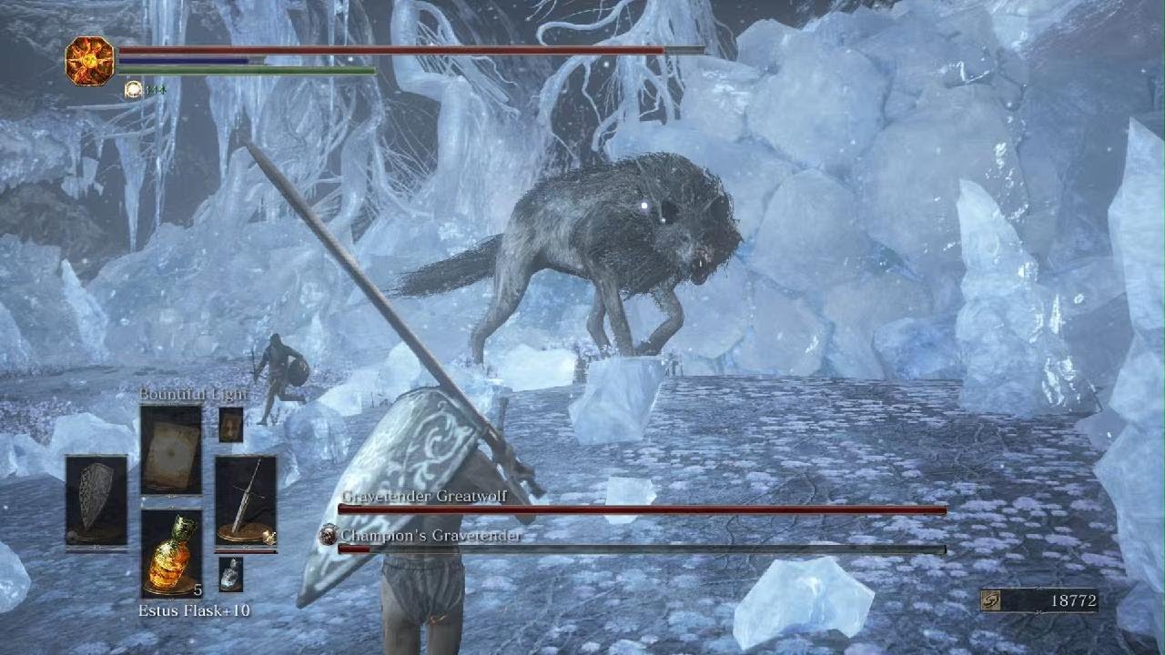 Dark Souls 3 : Champion's Gravetender & Greatwolf Ng+ #darksouls3 - YouTube
