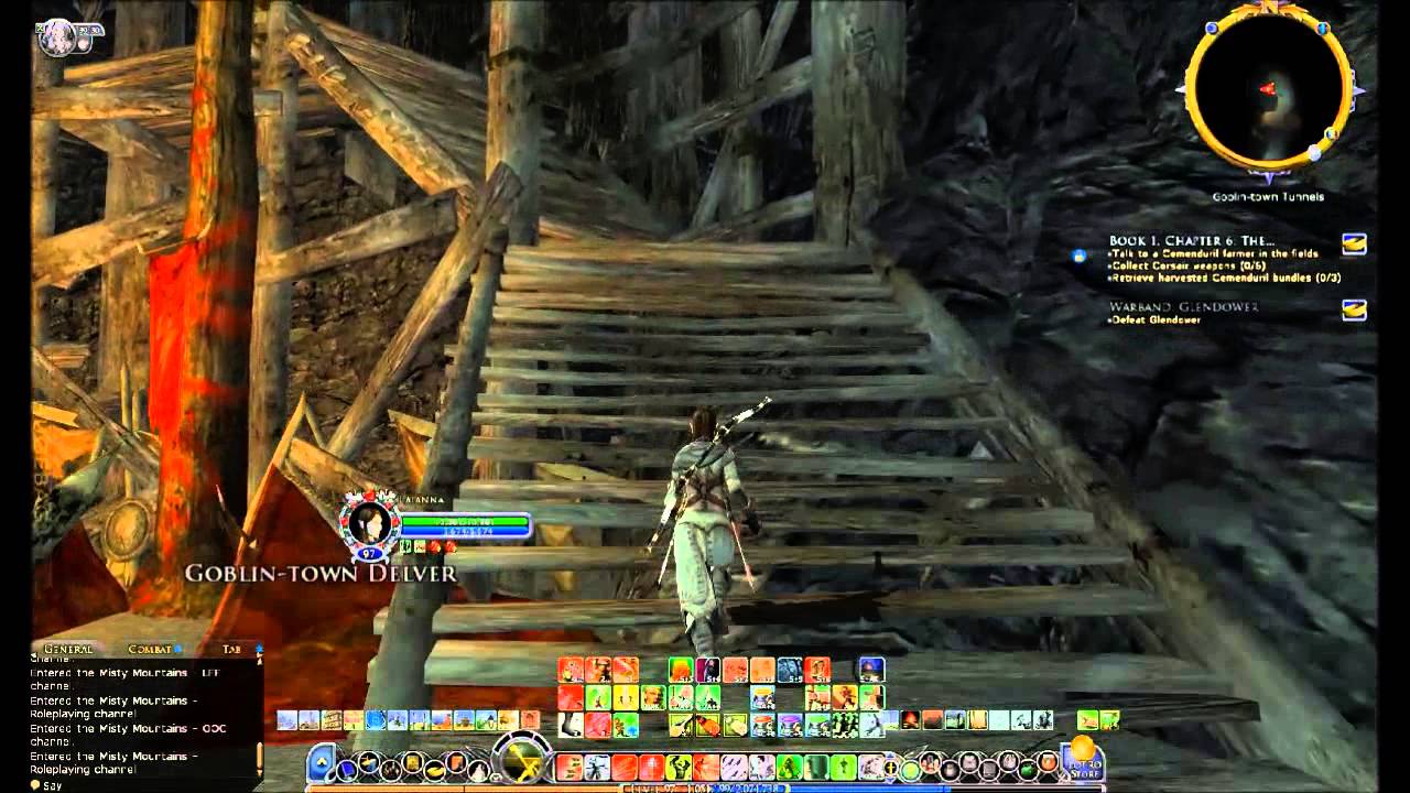 lotro wayfinder goblin town deep fires - YouTube