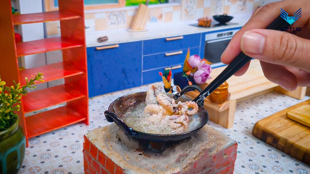 How to Make Deep Fried Octopus with Spicy Tomato Sauce | Favorite ...