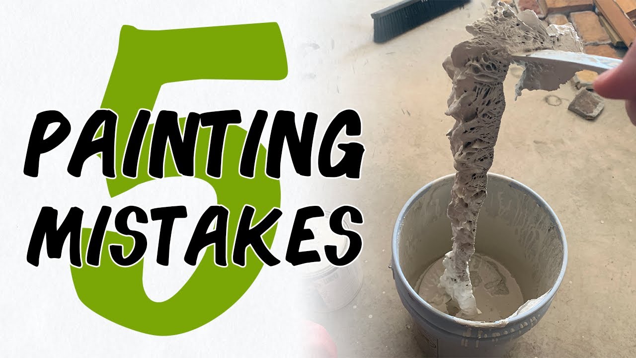 5 Painting Mistakes That Will Ruin Your Next Paint Job - YouTube