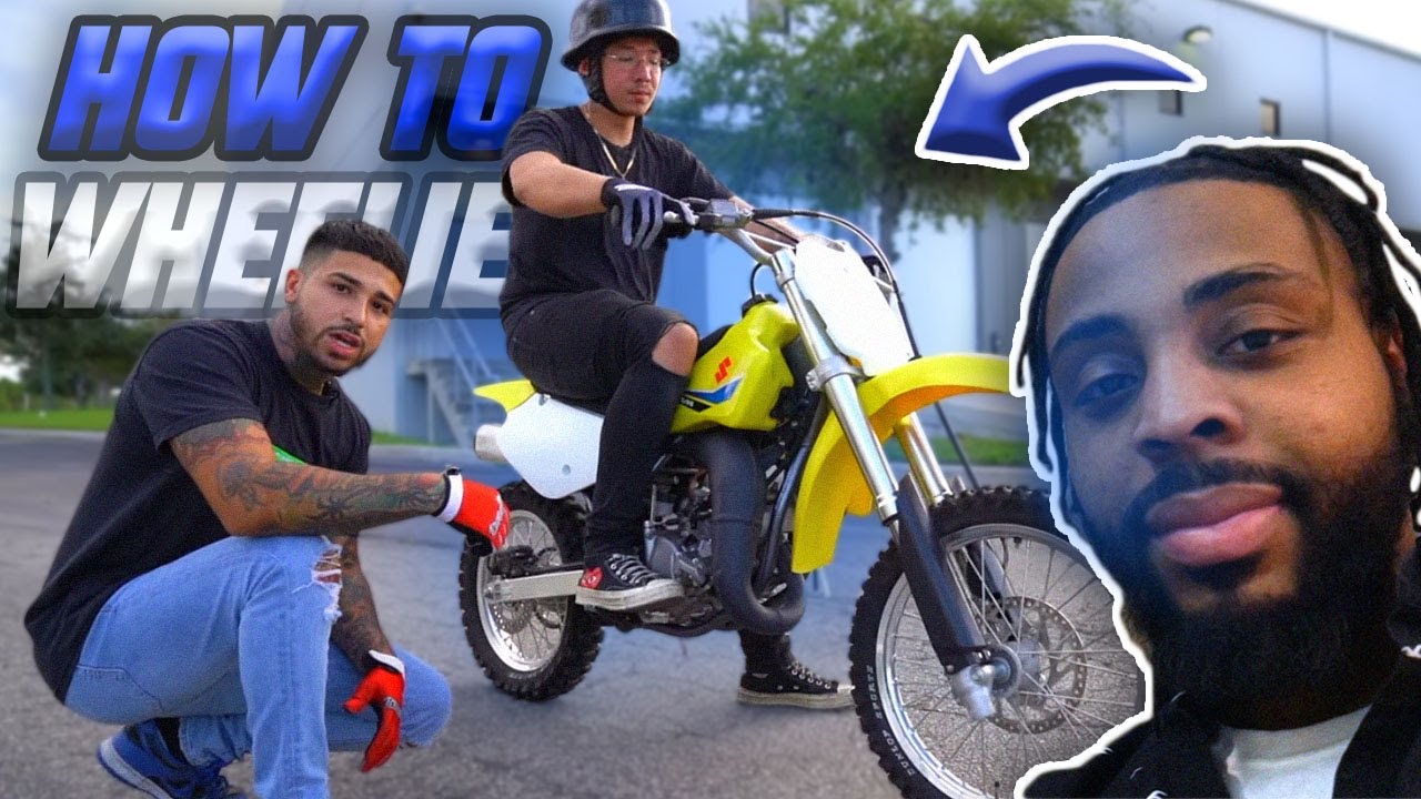 HOW TO WHEELIE A DIRT BIKE TUTORIAL FT BRAAP VLOGS *REACTION ...