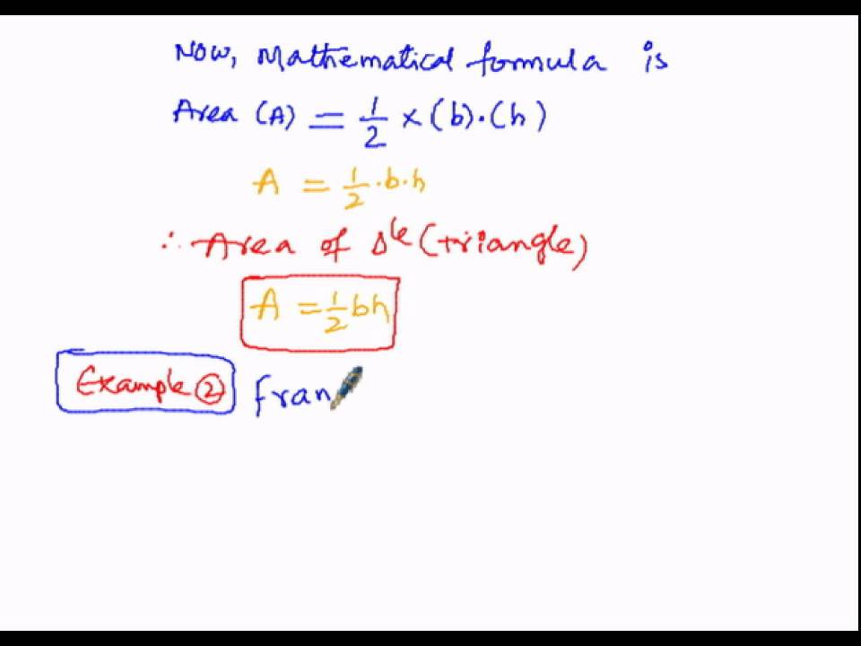 Algebra Equation Formulae Framing example part2 - YouTube