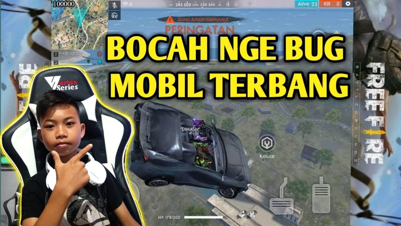 BOCAH NGE BUG MOBIL TERBANG - FREE FIRE INDONESIA - YouTube