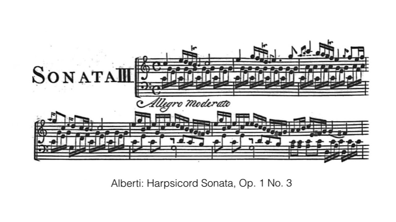 分解和弦伴奏的始祖，阿貝爾替低音！（Alberti Bass） - YouTube