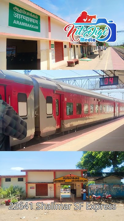 22641 Trivandrum Cntl to Shalimar // Shalimar Sf Exp - YouTube