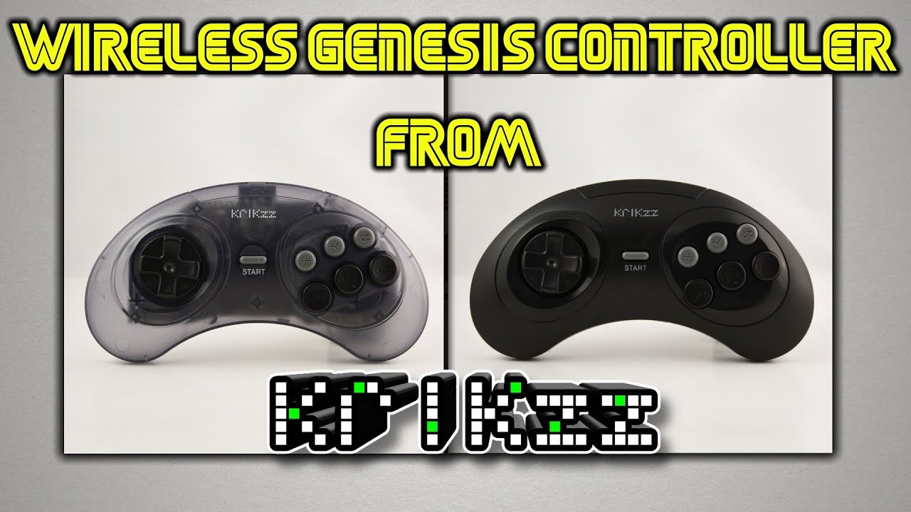 NEW Wireless Sega Genesis/Megadrive Controller From Krikzz! - YouTube