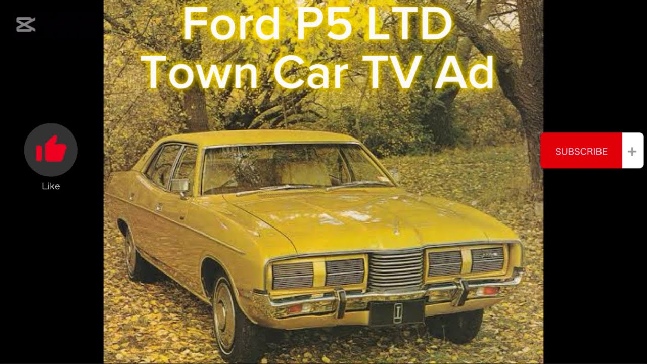 Ford P5 LTD Town Car TV Ad. - YouTube