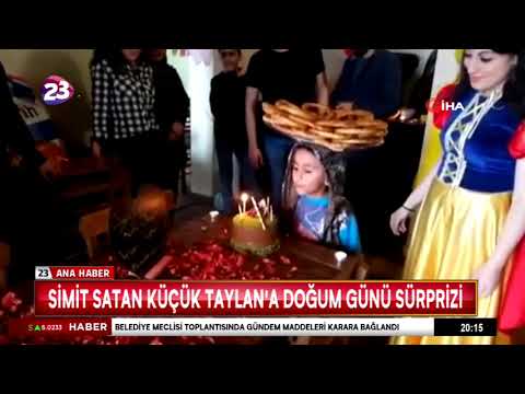 SİMİT SATAN KÜÇÜK TAYLAN'A DOĞUM GÜNÜ SÜRPRİZİ