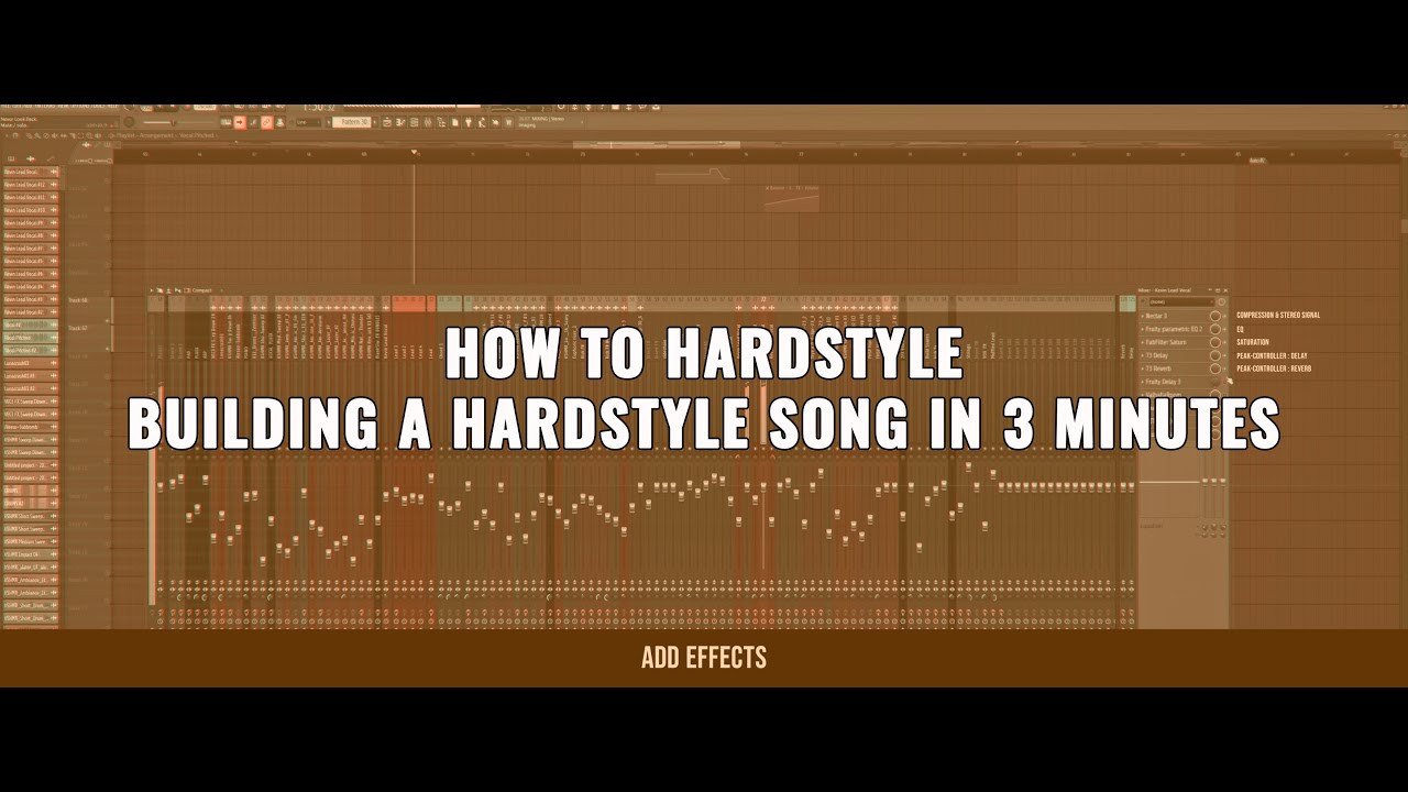 Hardstyle FL Studio Tutorial: Building A Song In 3 Min By Trye & Qaos - YouTube