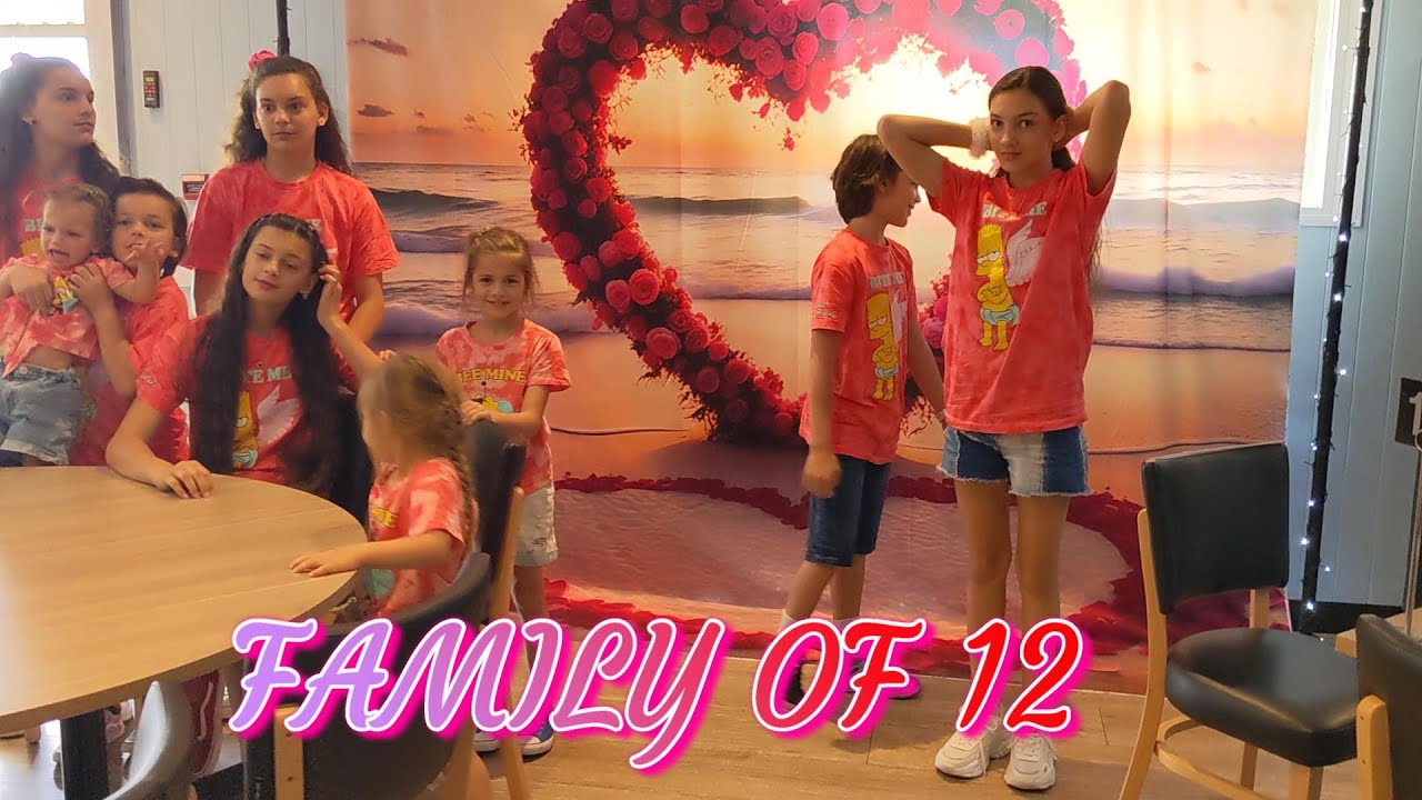 VALENTINES DAY LUNCH FAMILY OF 12 DAILY ROUTINE - YouTube