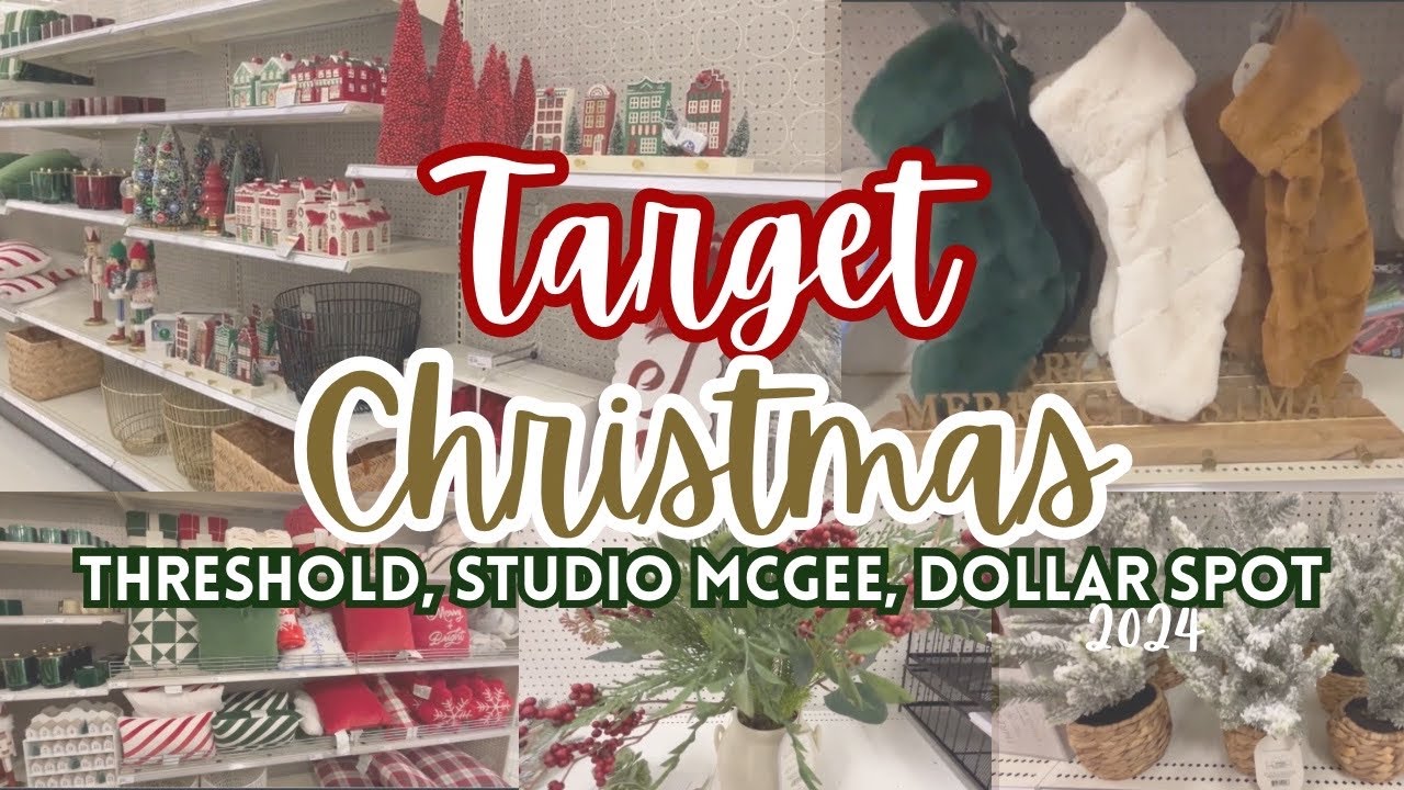 Target Christmas Shop With Me Pt 2 | Threshold, Studio McGee, Dollar ...