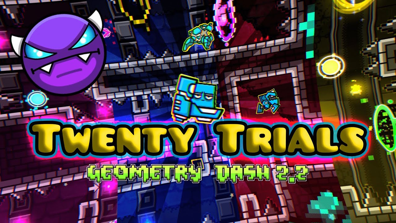 Twenty Trials by Morpe (Easy Demon) - Geometry Dash 2.2 - YouTube
