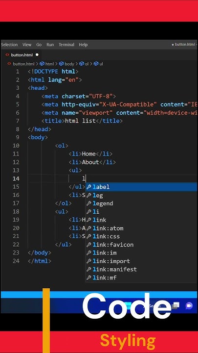 Create Simple Html List #part-2 - YouTube