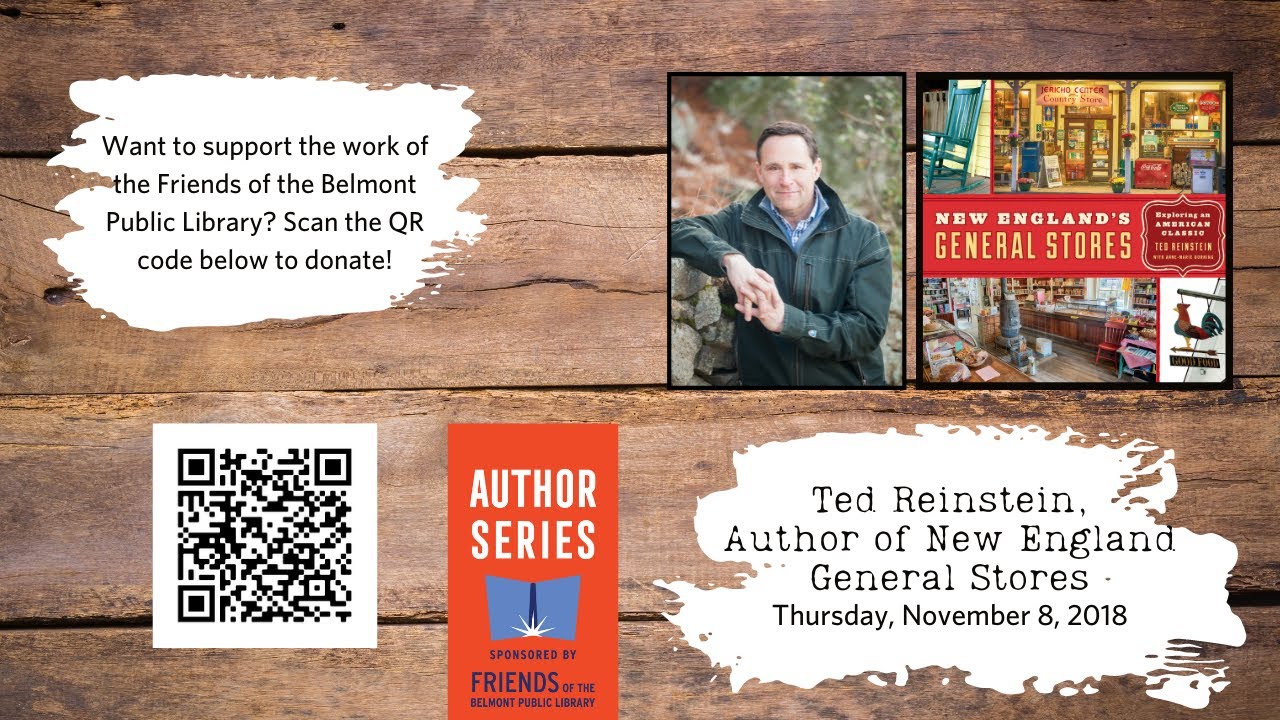 Friends of the Belmont Public Library Author Series: Ted Reinstein (11 ...