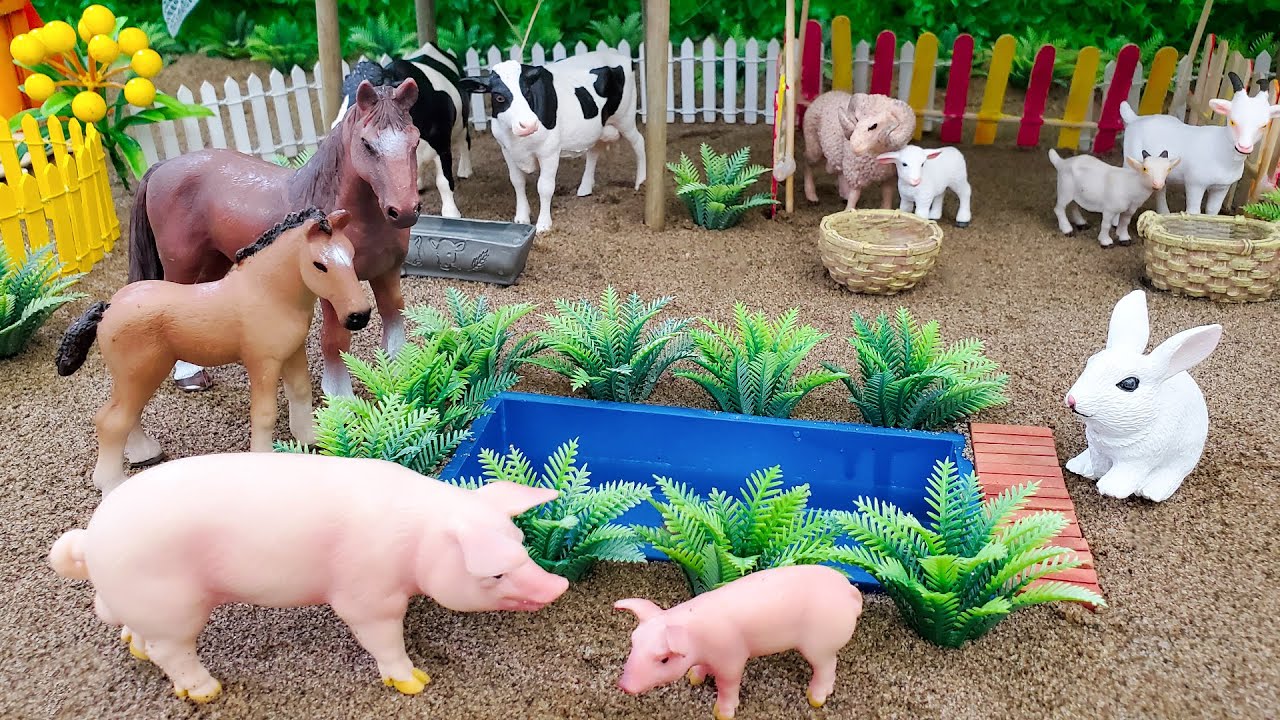 DIY How To Make Mini House of Animals - Cow Shed - Horse Shed - Goat ...