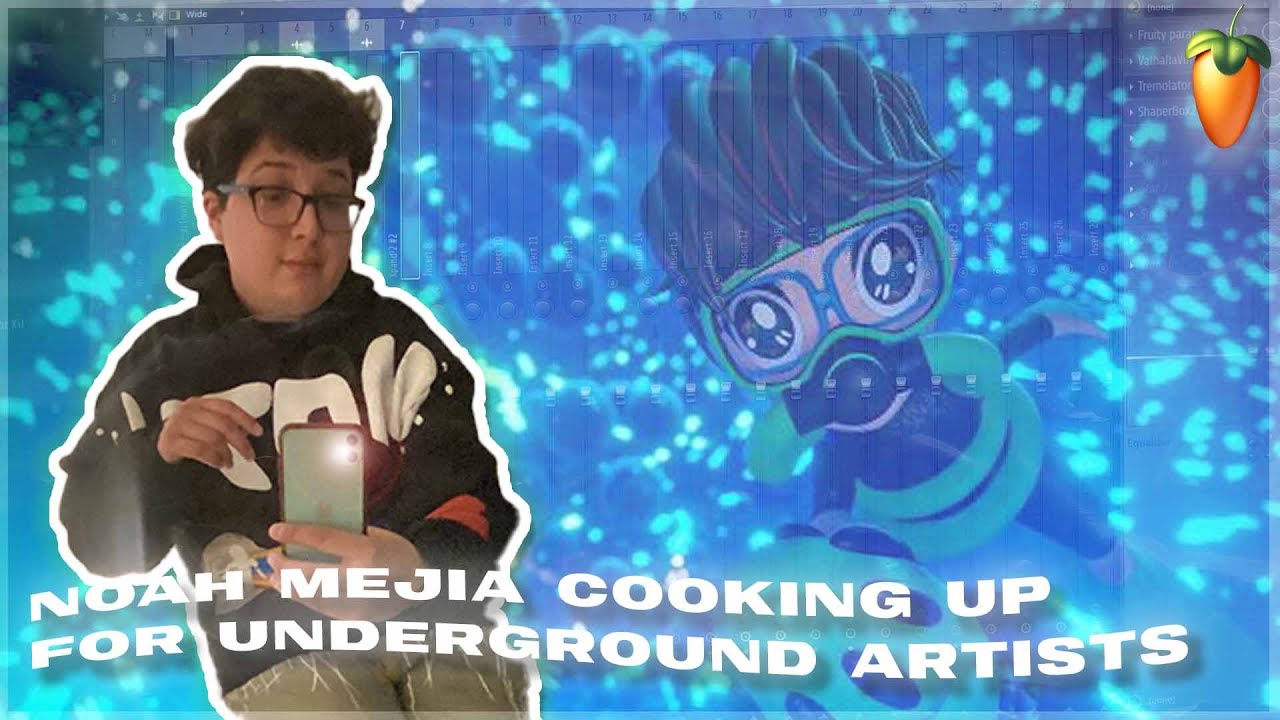 Noah Mejia Cooks up a CRAZY Beat using the NEW Aquatic kit! ! - YouTube