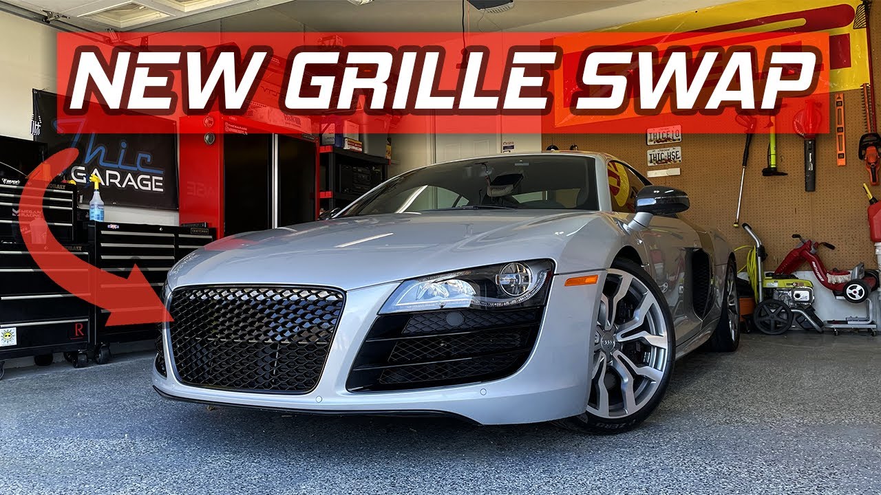 How To: Audi R8 Honeycomb Grille Install & Bumper Removal - YouTube