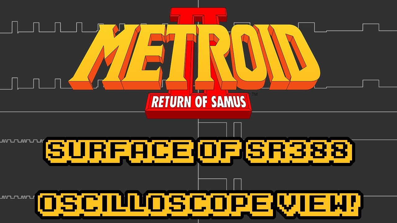 Metroid II : Return of Samus (GB) - Planet SR388 - In Oscilloscope View ...