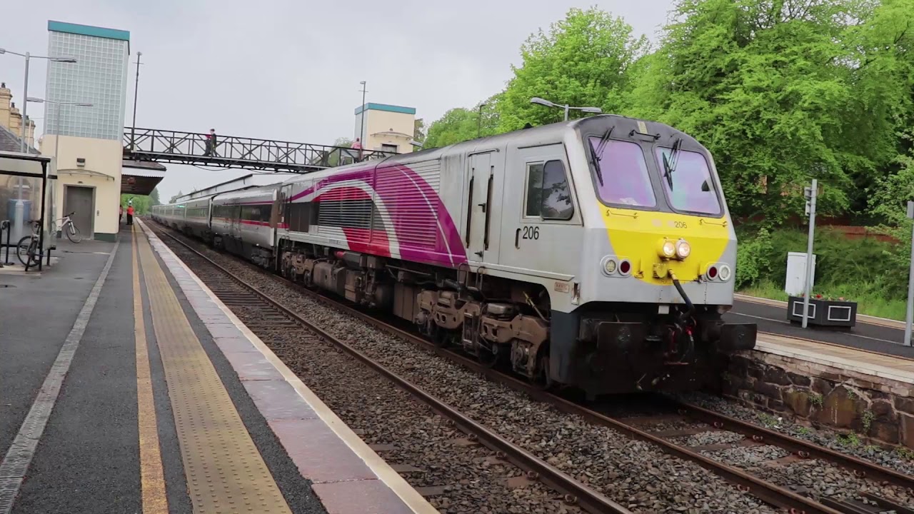 IE class 201 (206) and DD set 9003 plus 216 and the Belmond mark 3s at ...