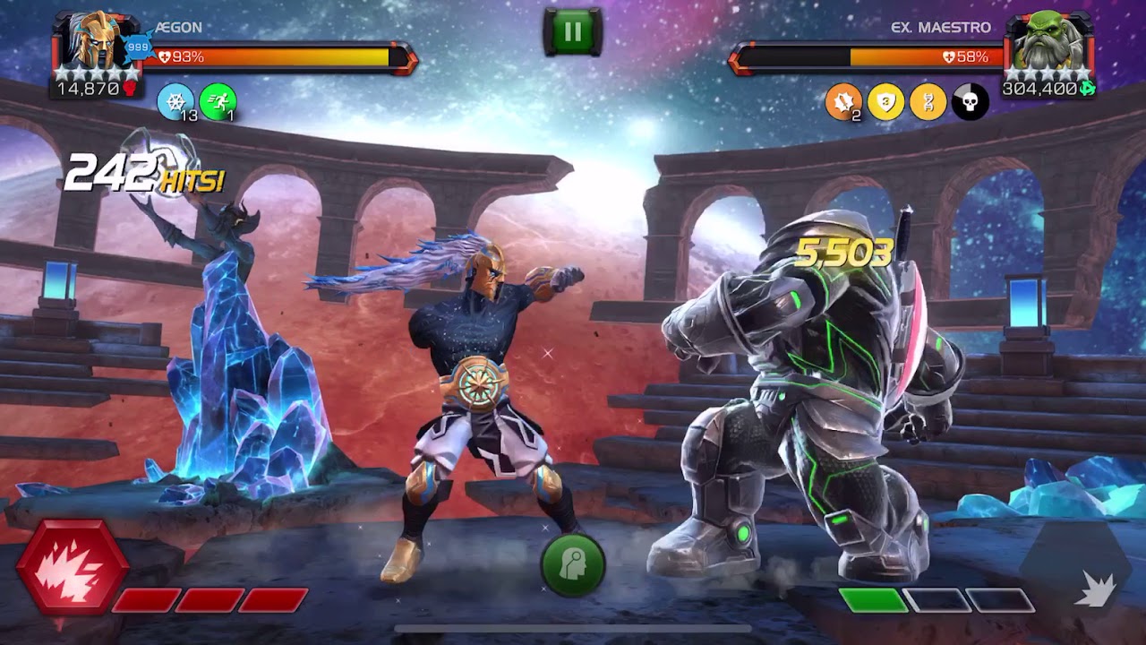 Mcoc Aegon & Maestro one shot - YouTube