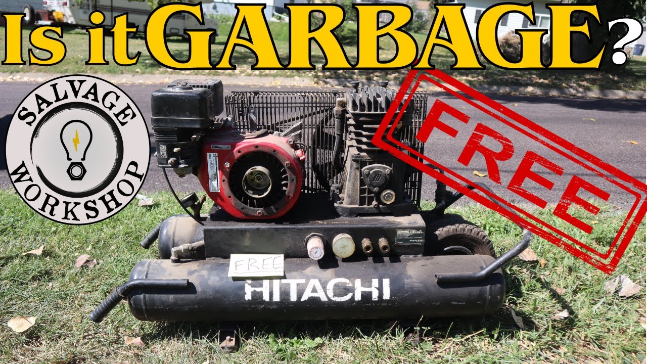 FREE?!? Gas Powered Air Compressor has MAJOR Problems ~ Can we Bring it ...