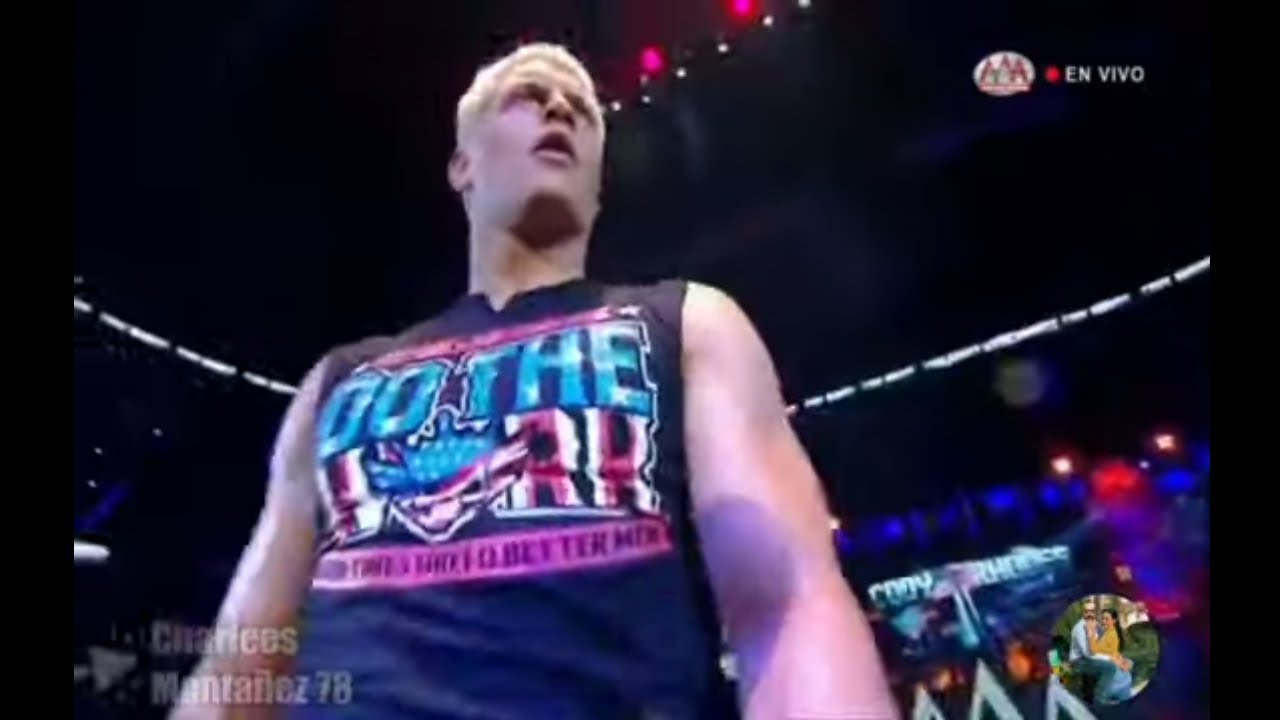 Entrada de Cody Rhodes en Triplemania 27 - YouTube