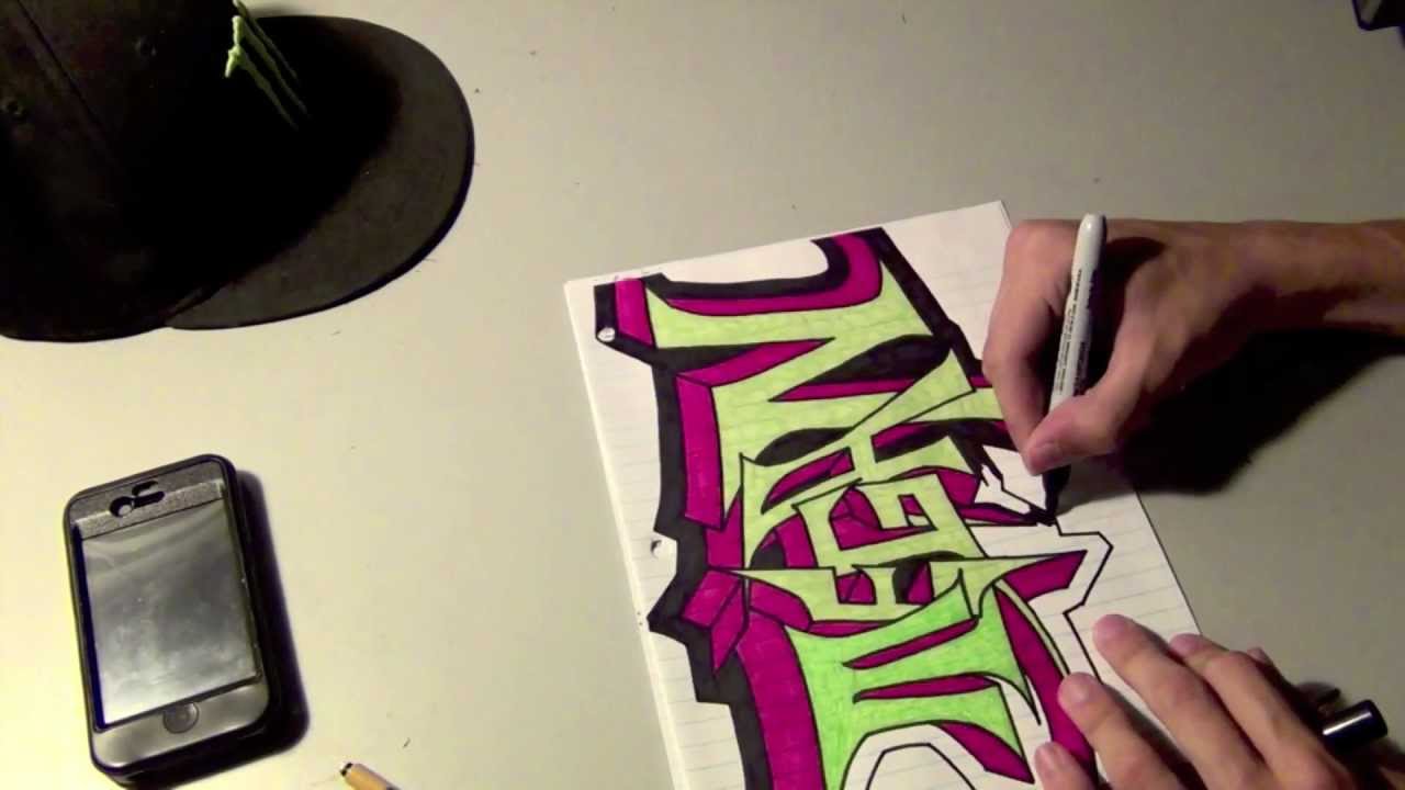 Megan Name Graffiti