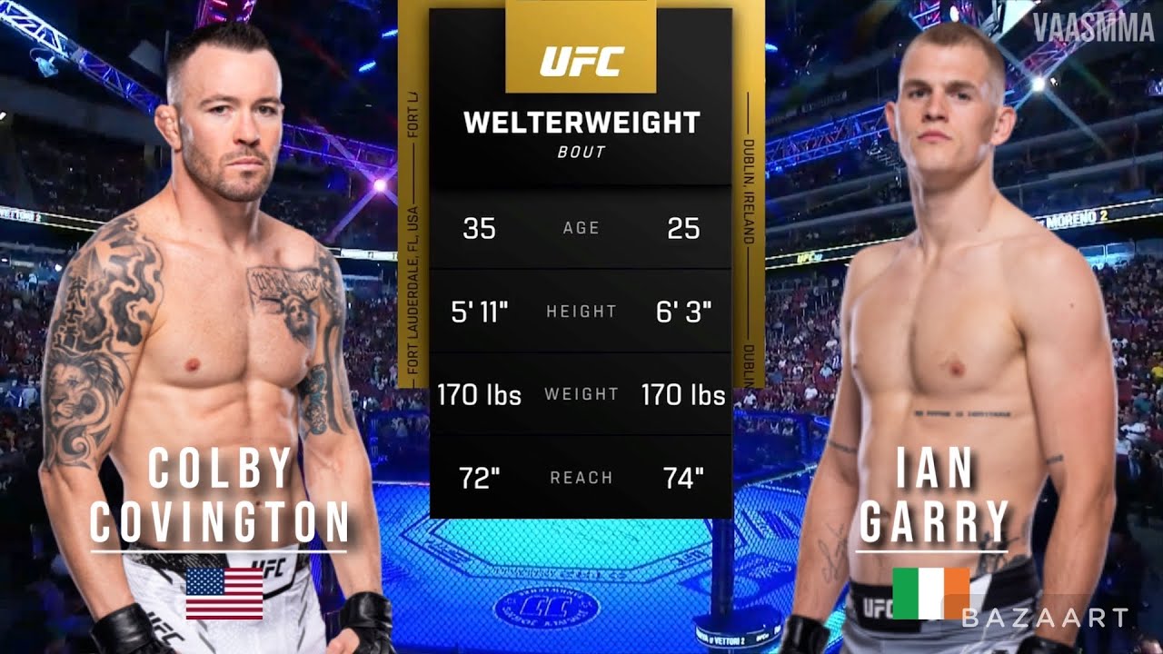 COLBY COVINGTON VS IAN GARRY FULL FIGHT UFC - YouTube