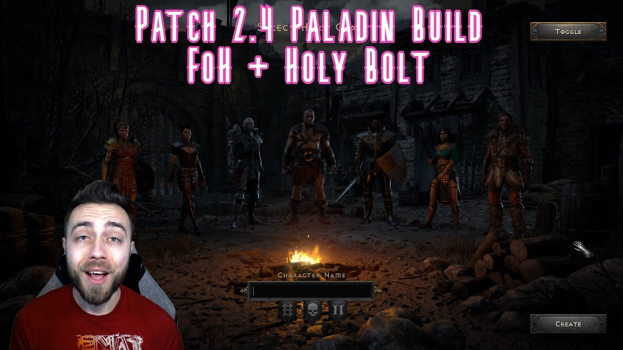 Is Holy Bolt viable now? FoH + HB Paladin | Patch 2.4 Diablo 2 ...