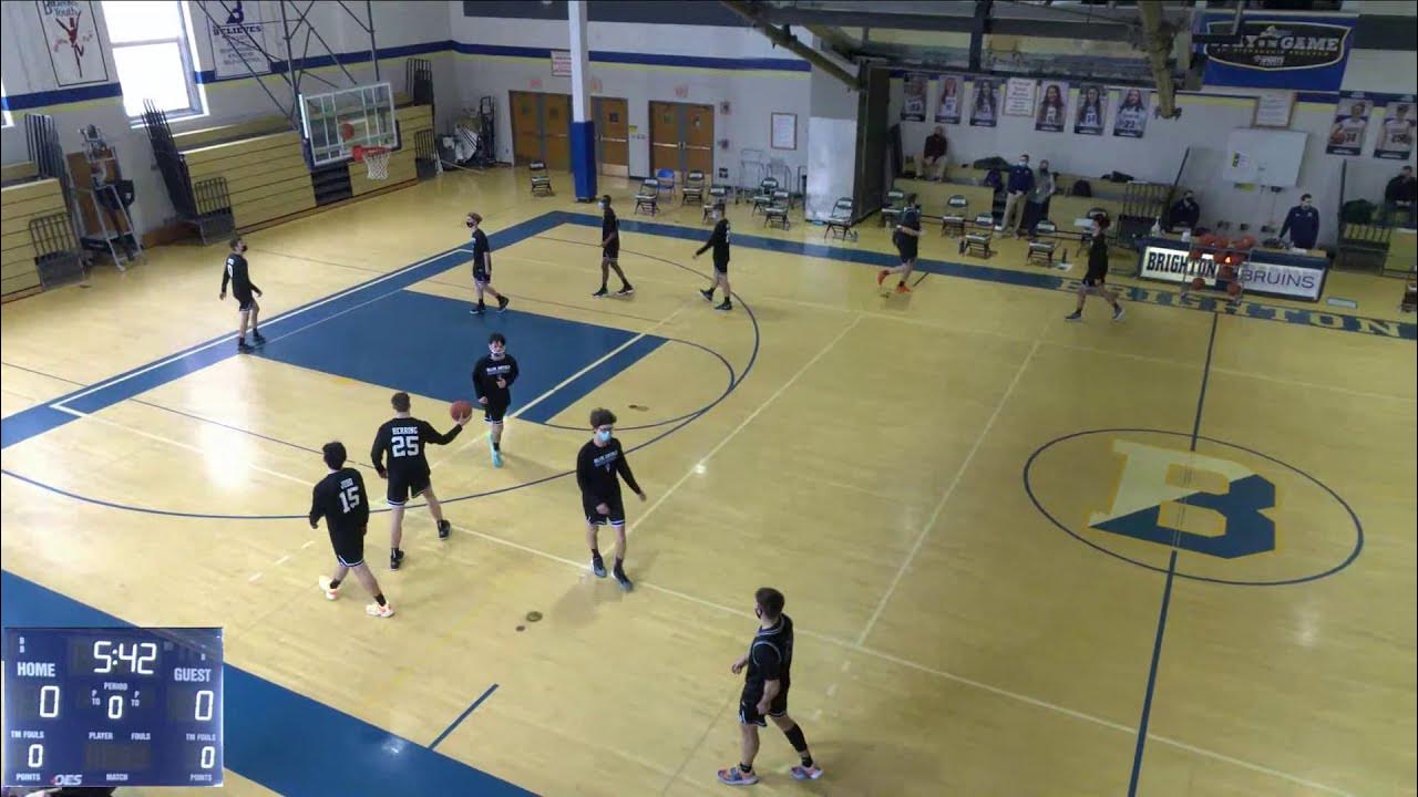 Brighton High School vs. Brockport Varsity Mens' Basketball - YouTube