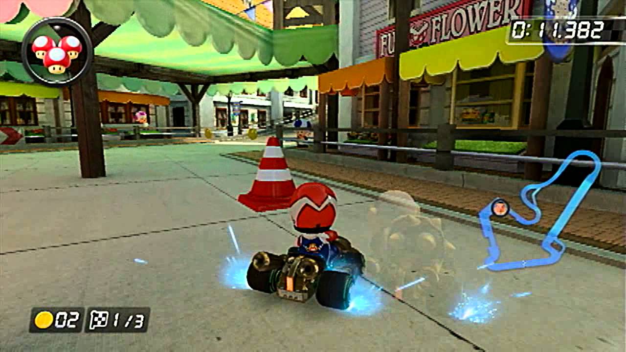 [MK8 BKS] Toad Harbor - Lap1 40.787(Shroomless) - YouTube