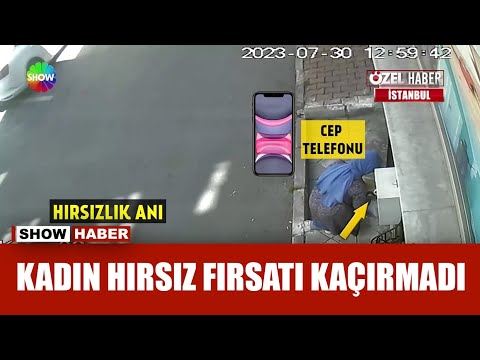 Yoldan geçen kadın telefonunu çaldı!