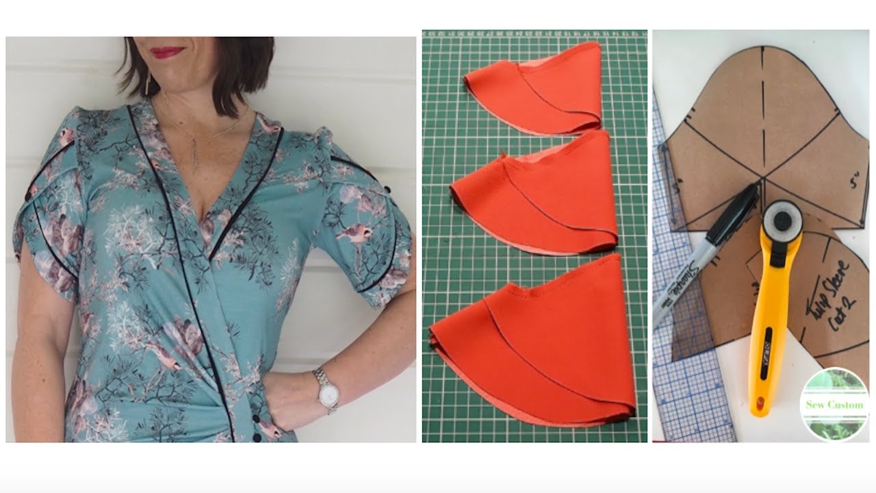 🌷How I Pattern Draft & Sew Tulip Sleeves 🌷 - YouTube