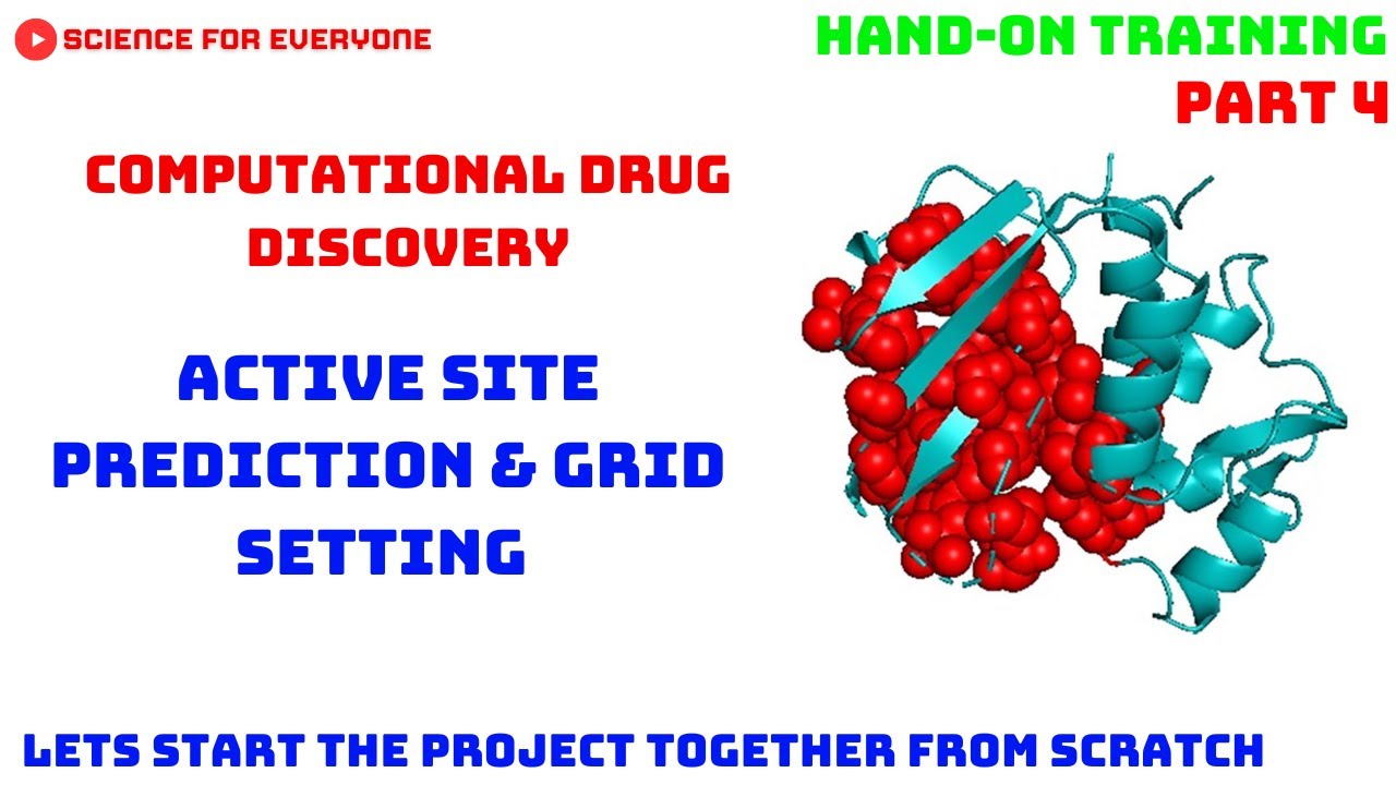 Drug Design Project | Protein Active Site Prediction | Grid Box Setting ...