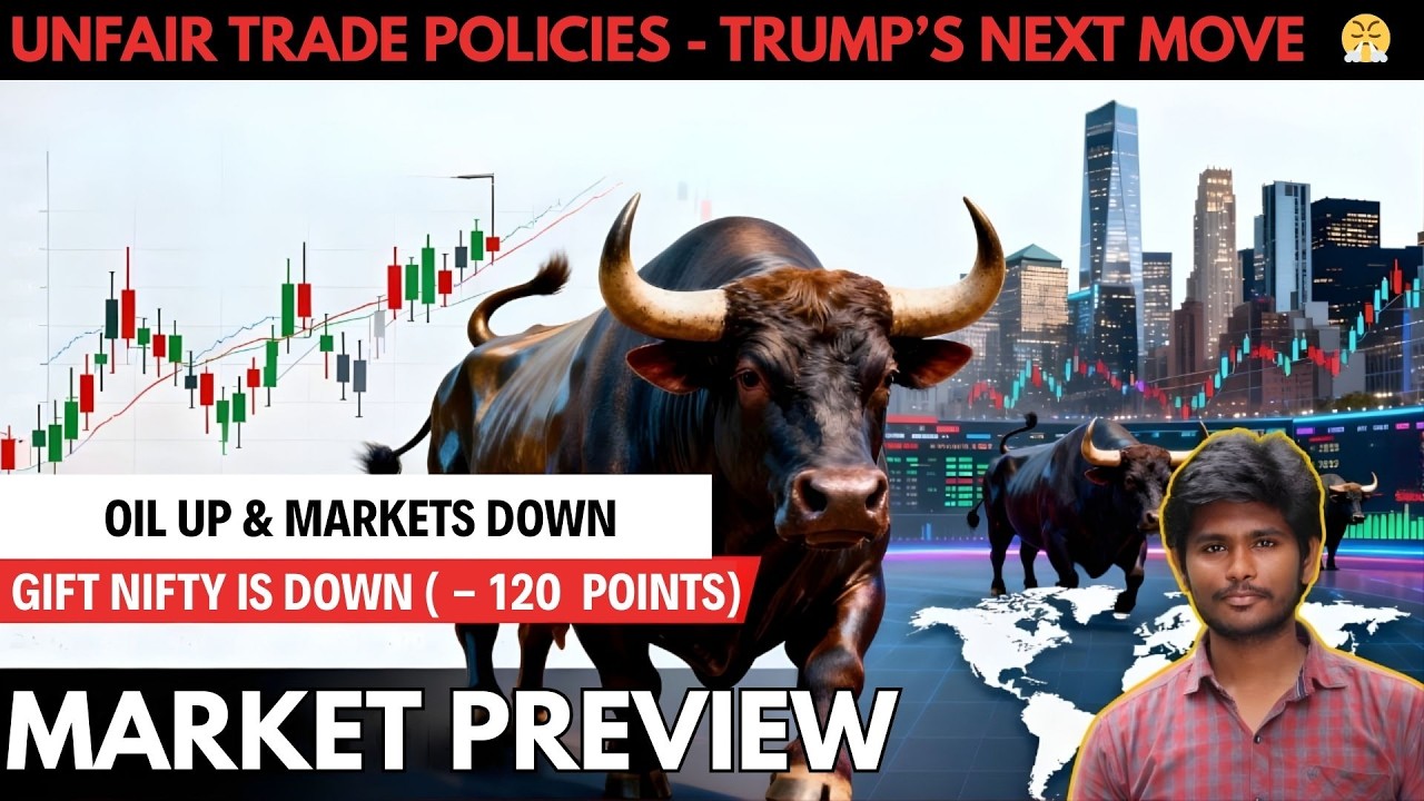 US MARKETS DOWN & CRUDE OIL RISING | Buvanesh the Trader - YouTube