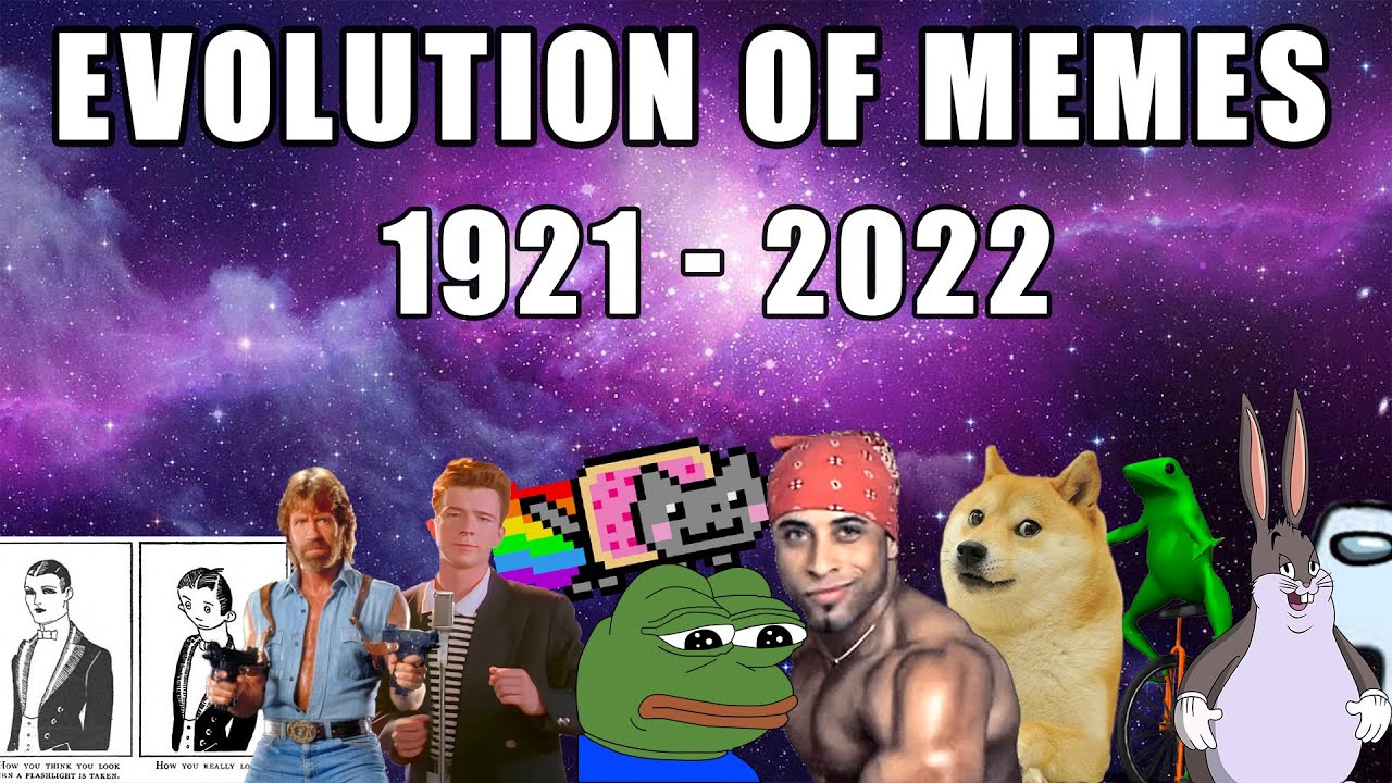 entire evolution of memes in 2 minutes - YouTube