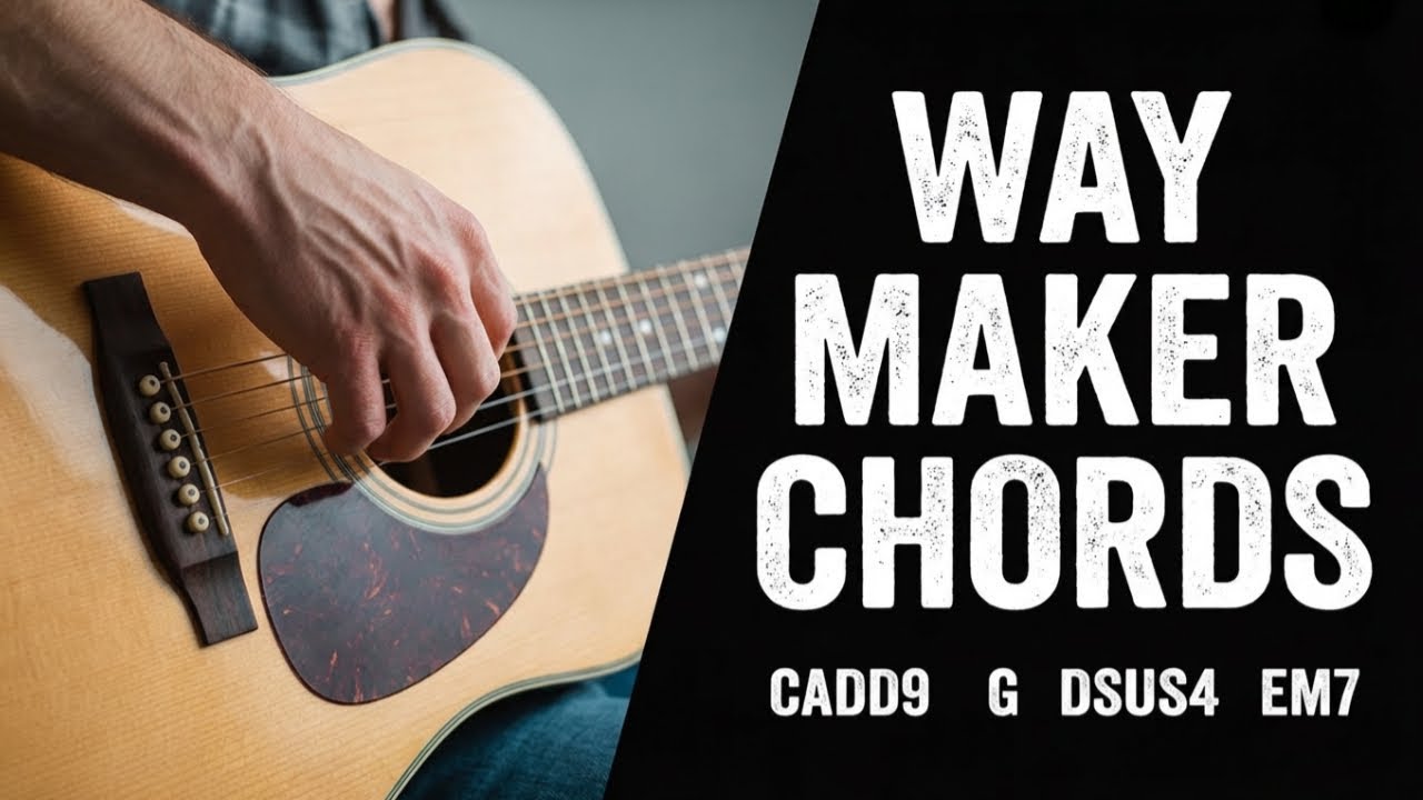 WAY MAKER - Guitar Tutorial (Key, E) - YouTube