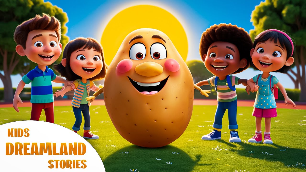 Potato, Potato, Round and brown | 3D English Nursery Rhyme for Children ...
