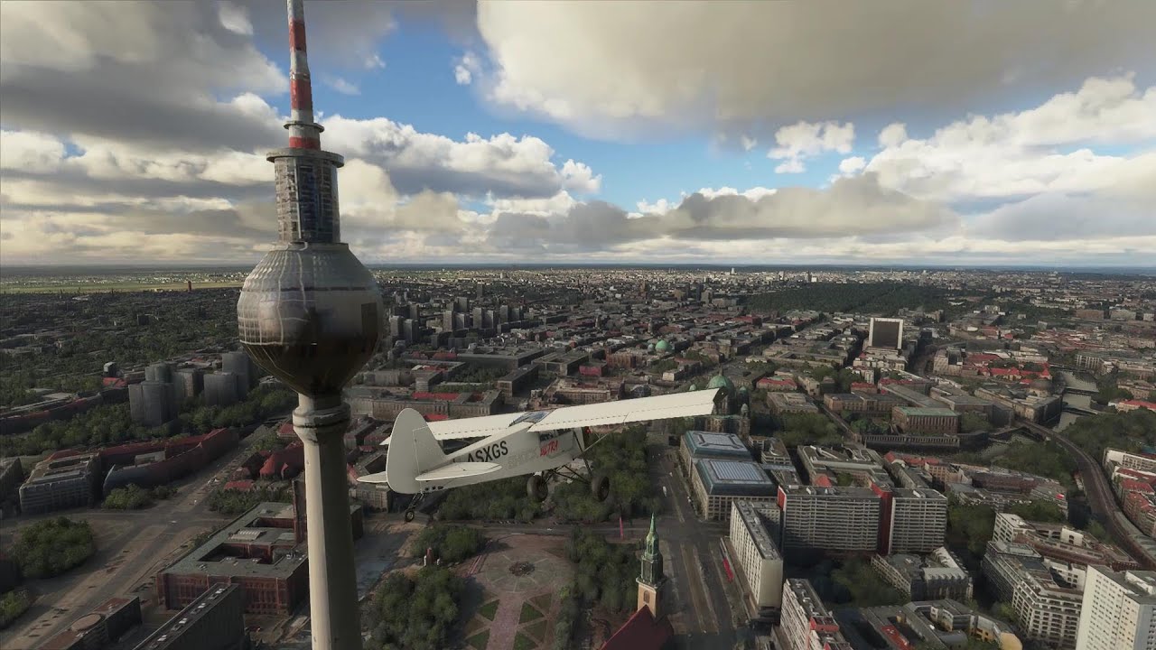 FS2020 Berlin City Trip on the Newest Flight Simulator Emergency ...