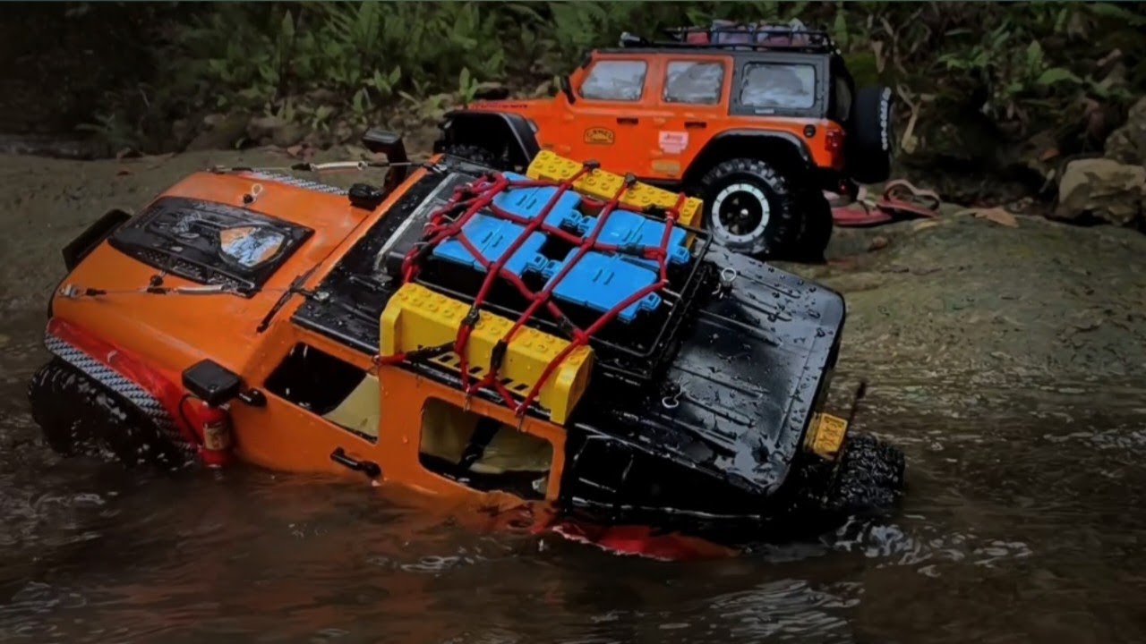 Jeep Car Rc Scale 1/10 vs 1/8 Rubicon Wrangler YK RC Cars Axial scx 10 ...