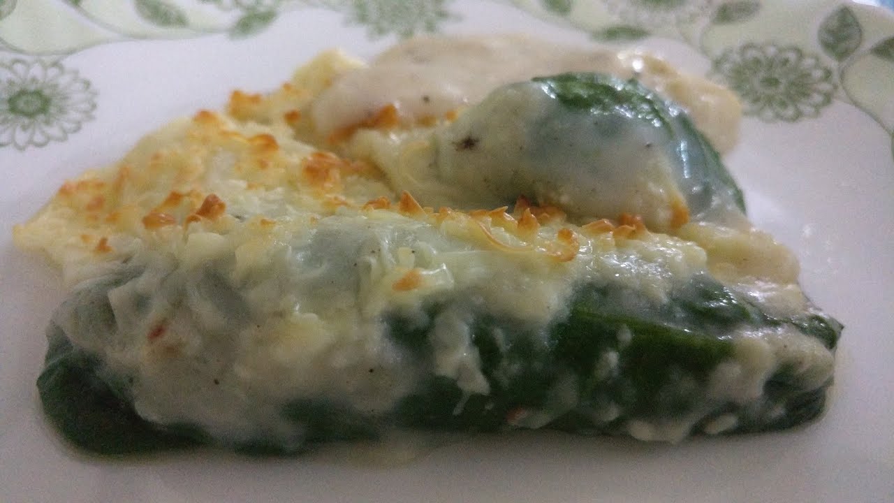Baked Chenna Palak Roll | Baked Spinach Roll | Cottage Cheese Stuffed ...