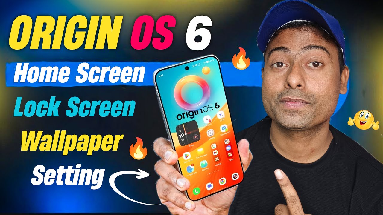 Origin OS 6 Update Home Screen, Lock Screen & Wallpaper Setting ...