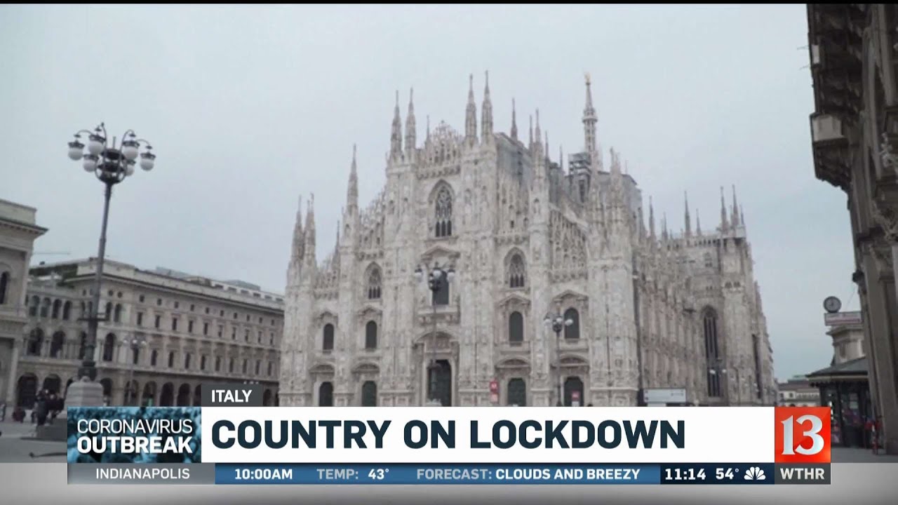 Italy is on lockdown - YouTube