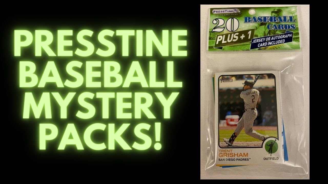 PRESSTINE BASEBALL MYSTERY PACKS! - YouTube